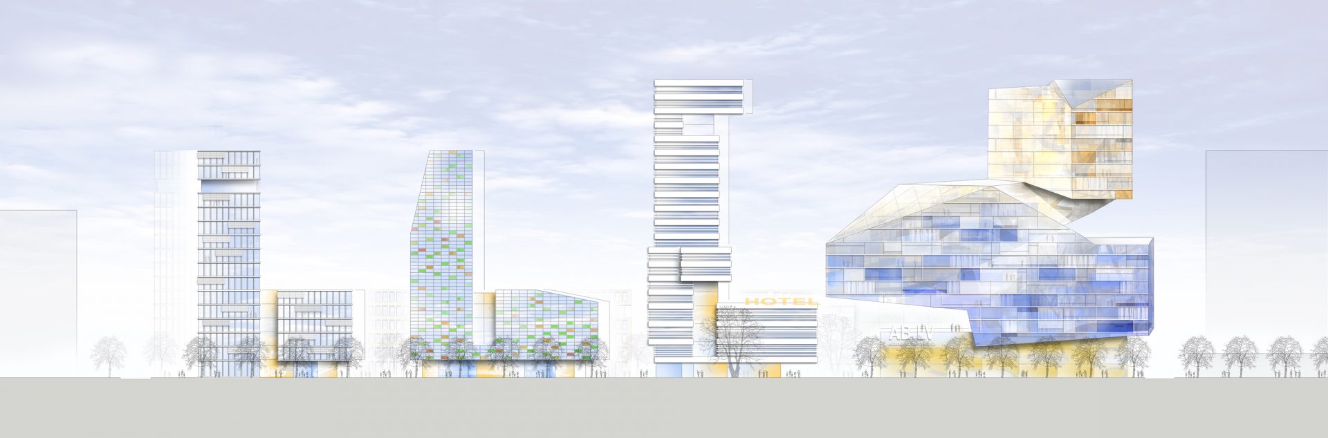 Wettbewerb Financial District, New Hanza City, Riga, LV – Schaller ...